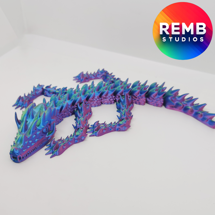 3D Printable Articulated Dragon Remb Studios, STL file for 3D printing, STL print files, Print ...